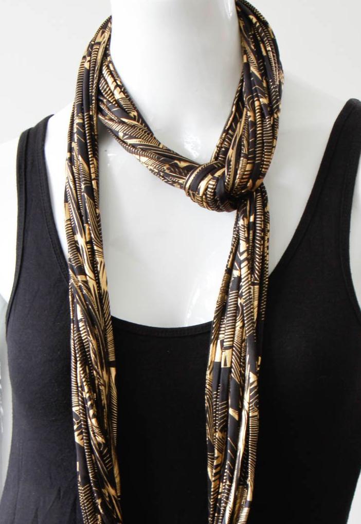 metallic scarf